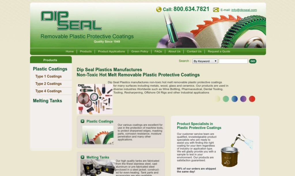Dip Seal Plastics, Inc. | Dip Molding Companies