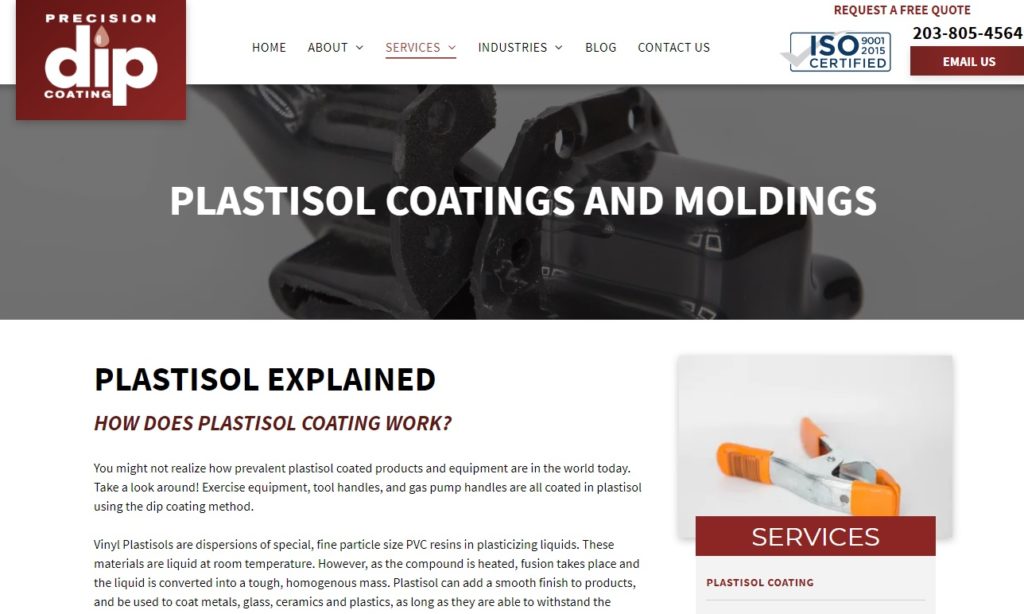Plastisol Coating Companies | Plastisol Coating Services